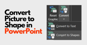 Convert Picture to Shape PowerPoint - Retouching Labs
