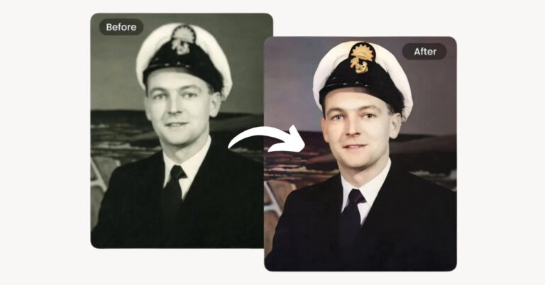Faded Print Restoration - Retouching Labs