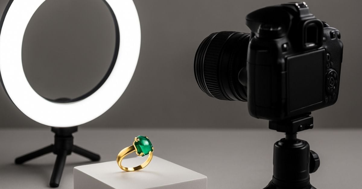 Mastering Jewelry Photography with Ring Light - Retouching Labs