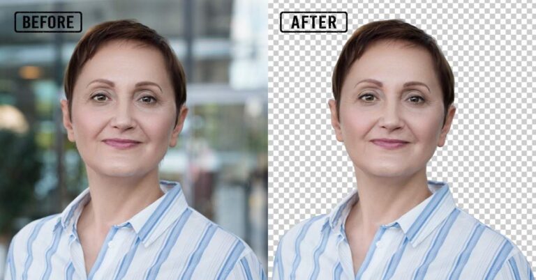 Remove Background from Headshot Photo - Retouching Labs
