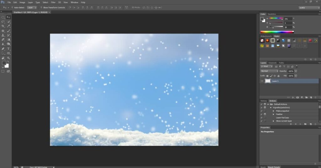 Snow Overlay Photoshop - Retouching Labs